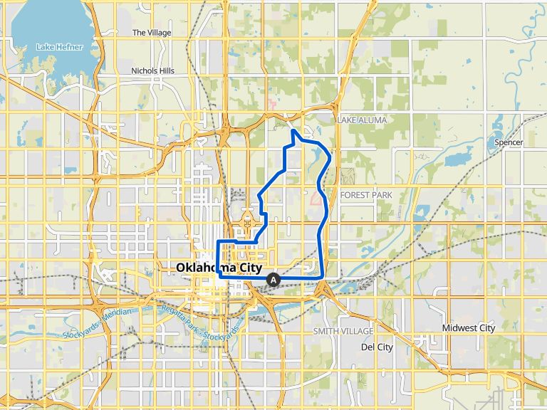 KATY Trail loop — Oklahoma City | ride | Komoot